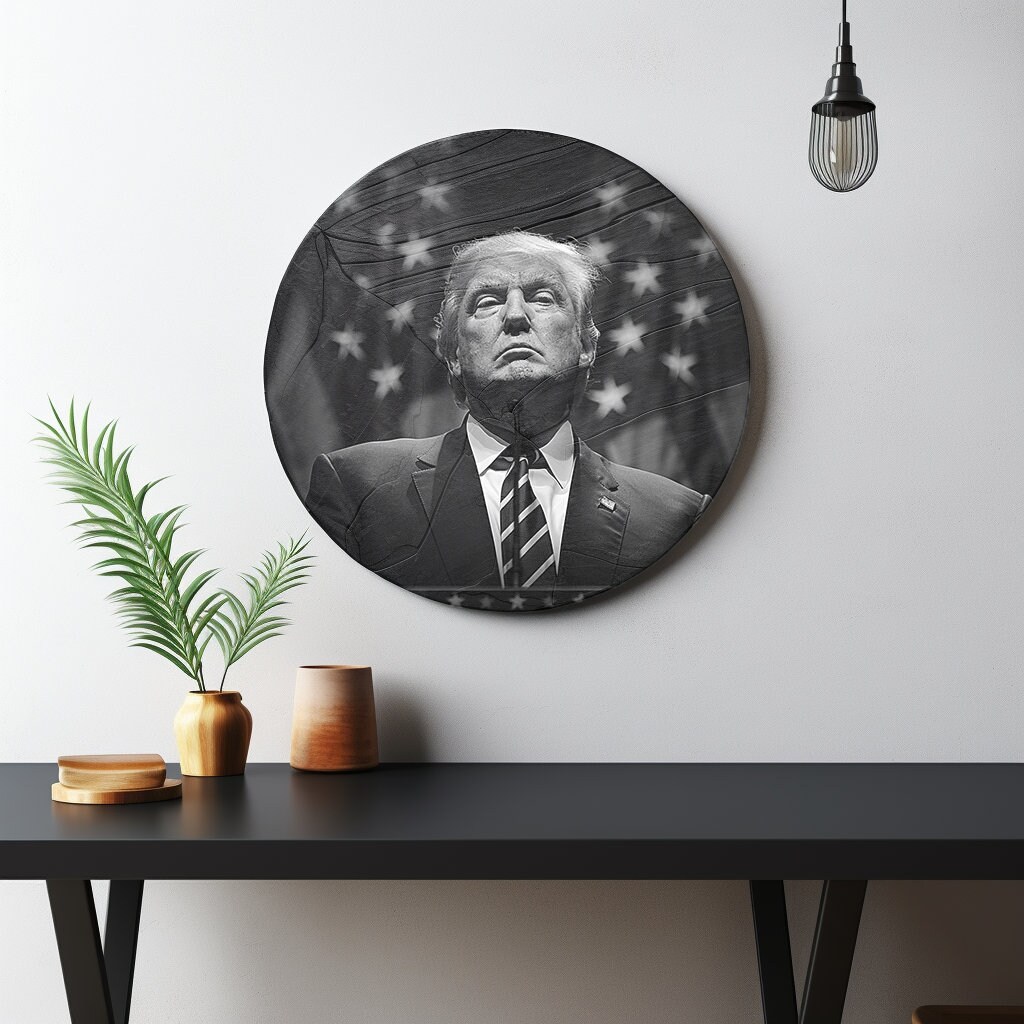US President Podium Pose Donald Trump Laser Engraving File Slate PNG ...