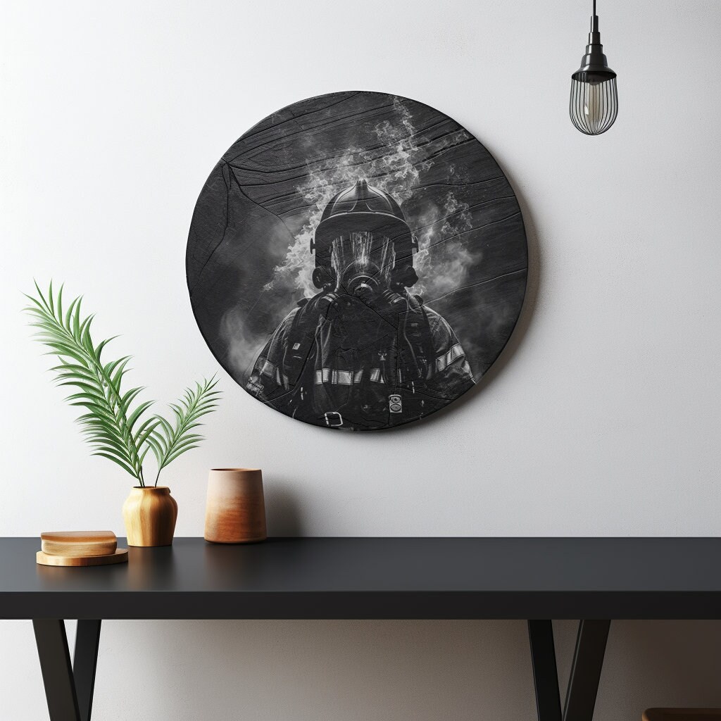 Firefighter Fireman Rescuer Responder Laser Engraving File Slate PNG ...