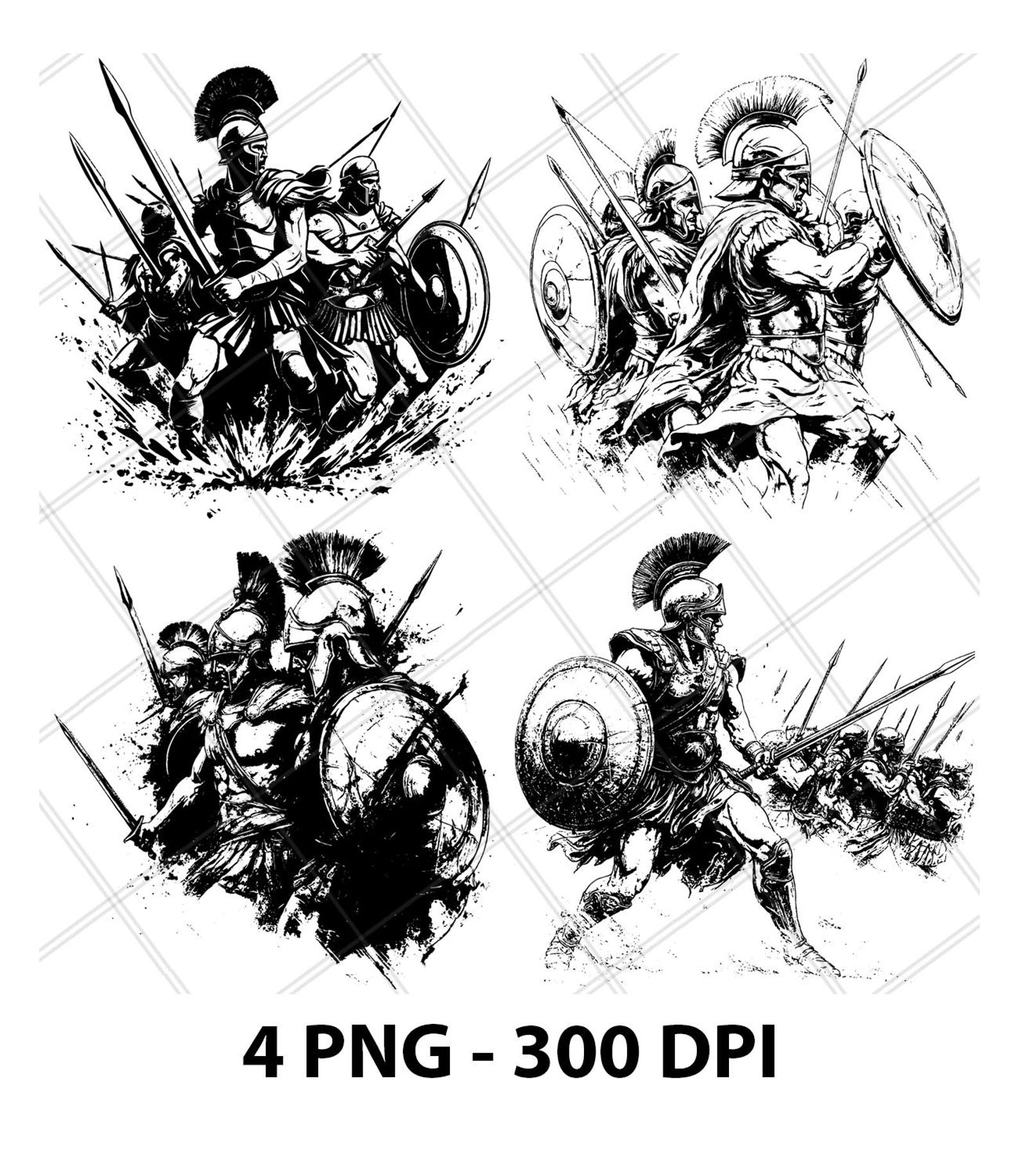 Romans Gladiators Spartans Army Laser File Wood Engraving PNG Kitchen ...