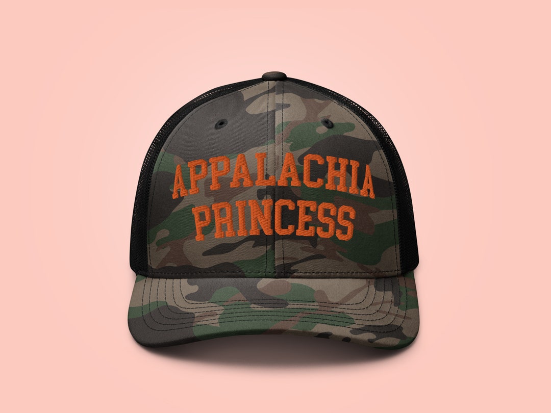 Appalachia Princess Embroidered Camo Trucker Hat - Chappell Fan ...