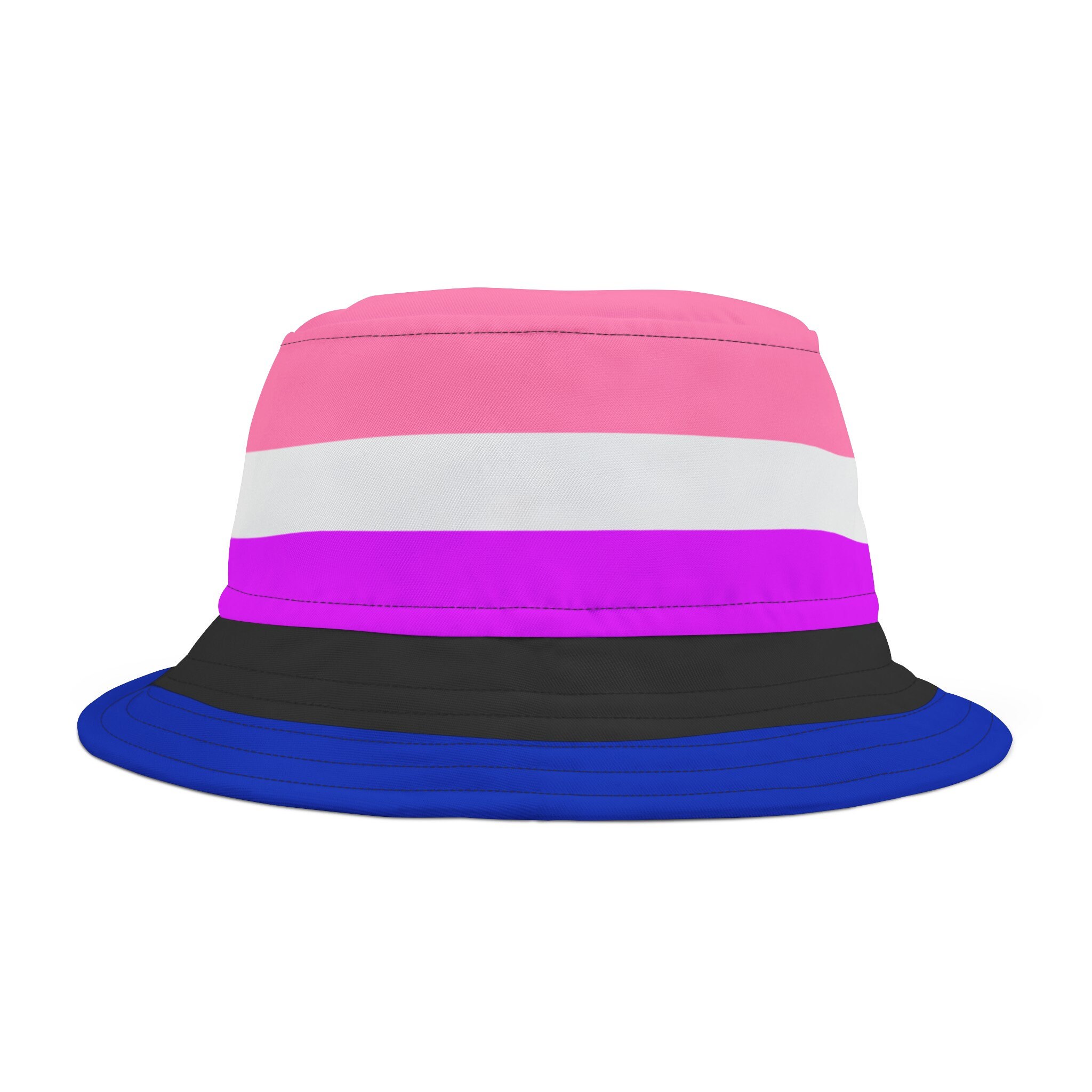 Genderfluid Pride Flag Bucket Hat - Genderqueer Sunhat - Non-binary ...