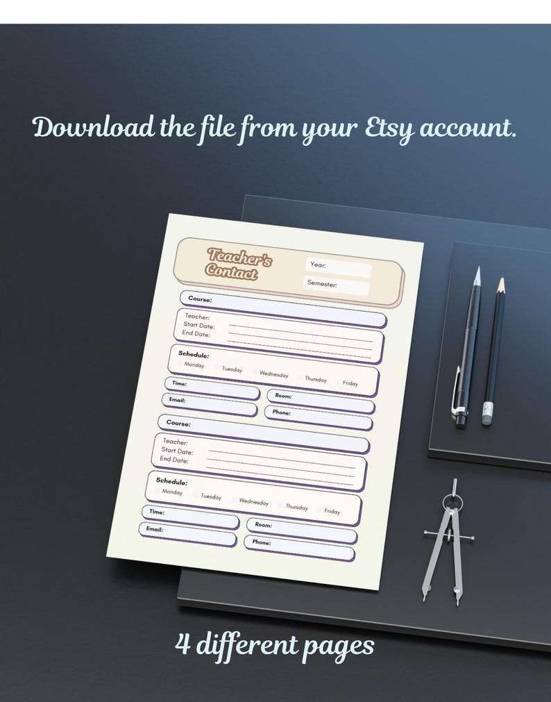 Student Project Planner, Digital Project Planner, Project Tracker ...