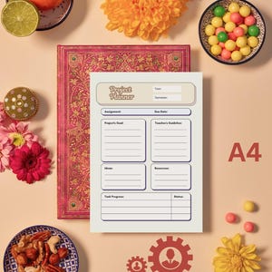 Student Project Planner, Digital Project Planner, Project Tracker ...