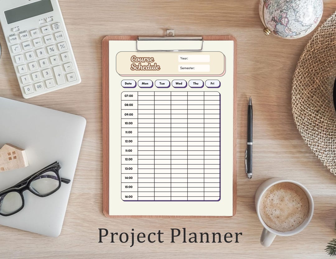 Buy Student Project Planner, Digital Project Planner, Project Tracker ...