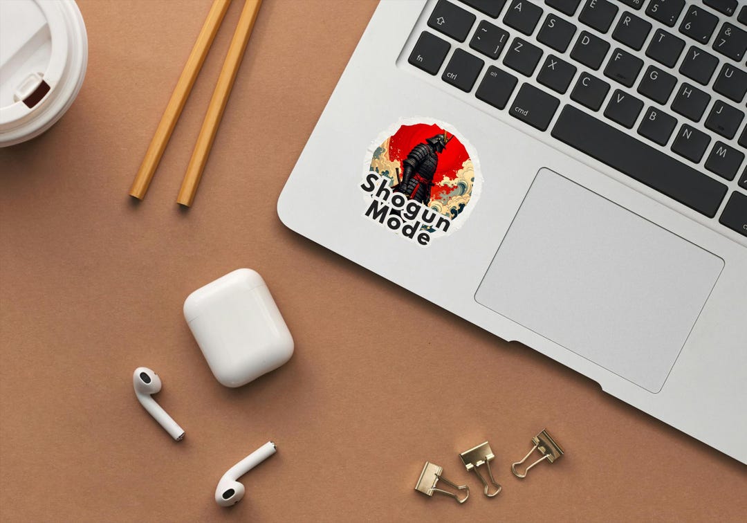 Shogun Mode Samurai Sticker | Japanese Warrior Vinyl Decal | Bushido ...