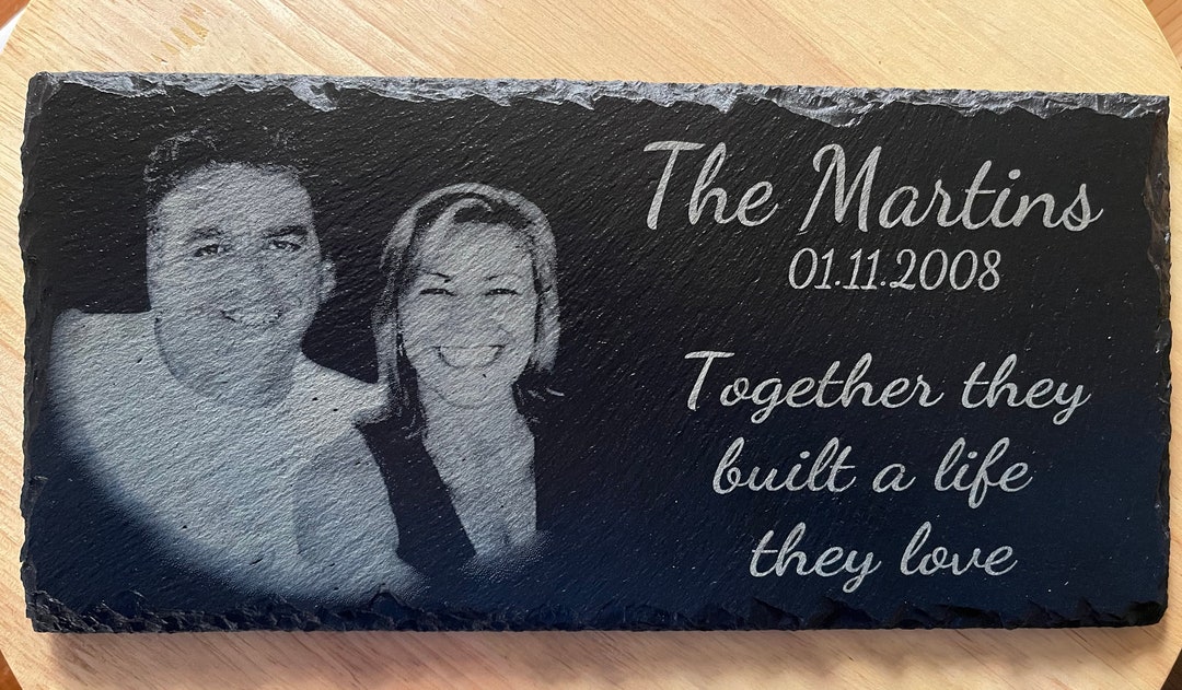 Personalized Engraved Slate Wall Hanging - Etsy