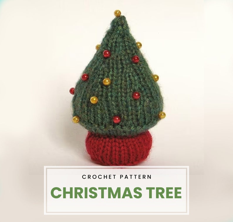 Cute Crochet Christmas Tree Pattern, Christmas Tree Pattern, English ...