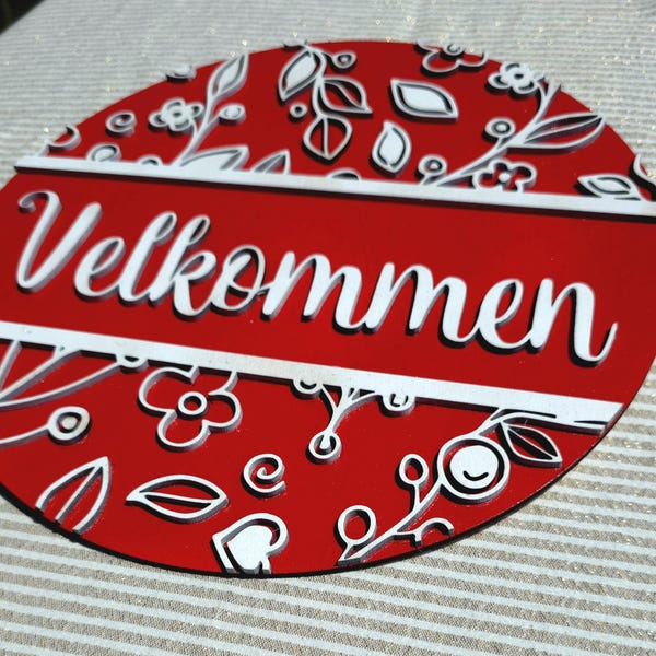 Velkommen Sign - Etsy