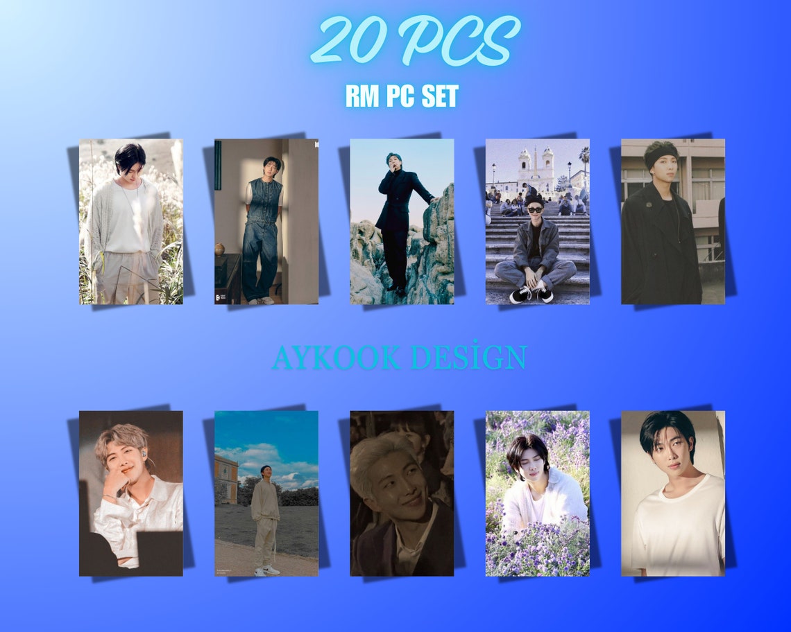BTS Rm Photocard, Kim Namjoon Pc, Bts Pc Rm, Rm Photocard Set , Bts ...