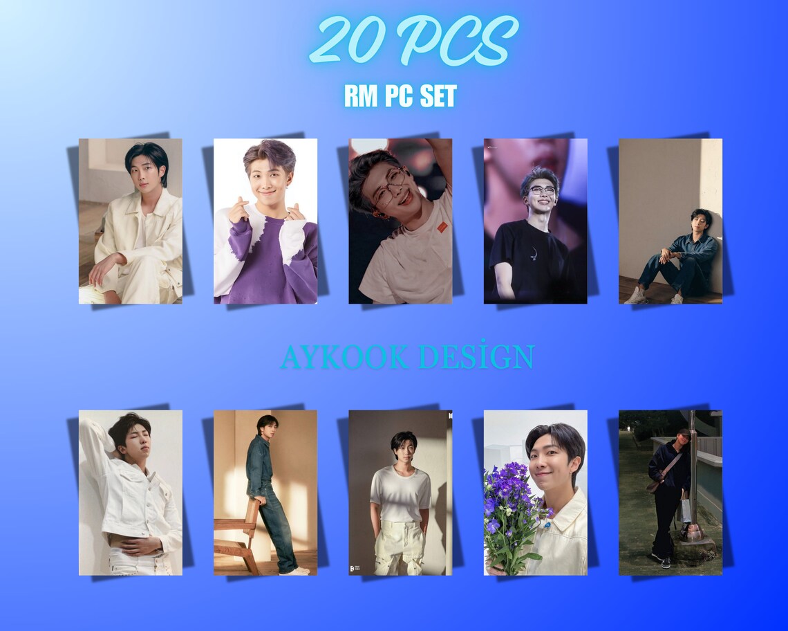 BTS Rm Photocard, Kim Namjoon Pc, Bts Pc Rm, Rm Photocard Set , Bts ...