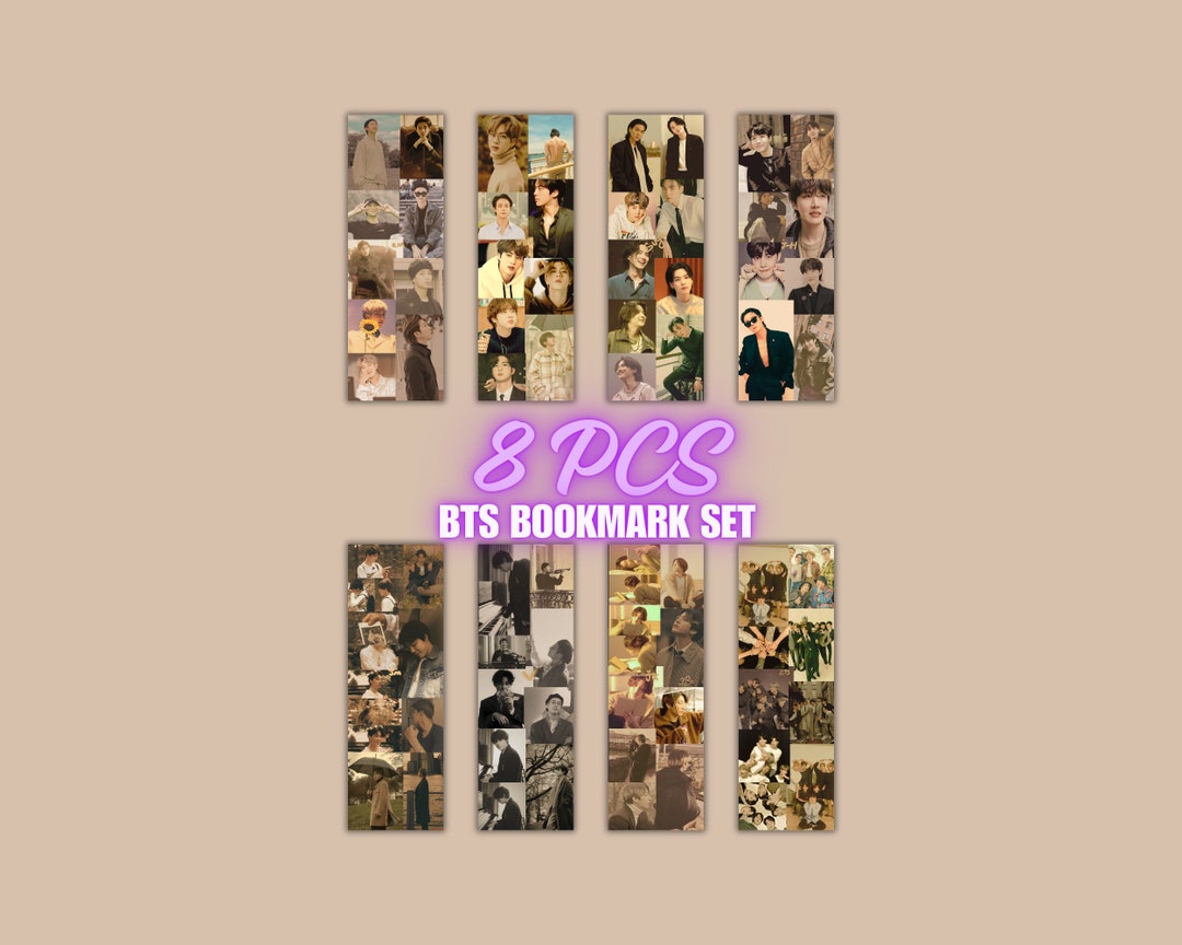 BTS Bookmark Set,jungkook Bookmark,bts Printable Bookmarks,bts Stickers ...