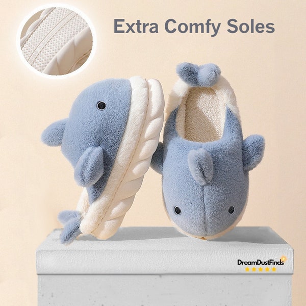 Shark Slippers - Etsy