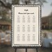 SEATING CHART Template // Funky Dotted Border // Hand Drawn ...