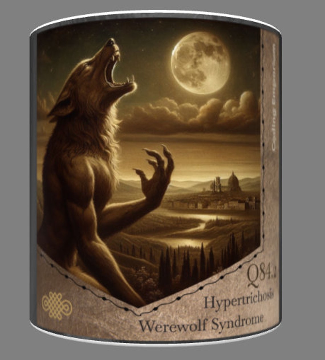 Werewolf Halloween Medical Coding Mug - Etsy