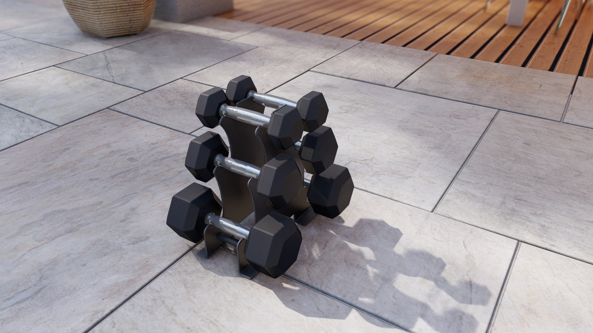 Dumbbell Rack. Digital Product, Files DXF, SVG for CNC, Plasma, Laser ...