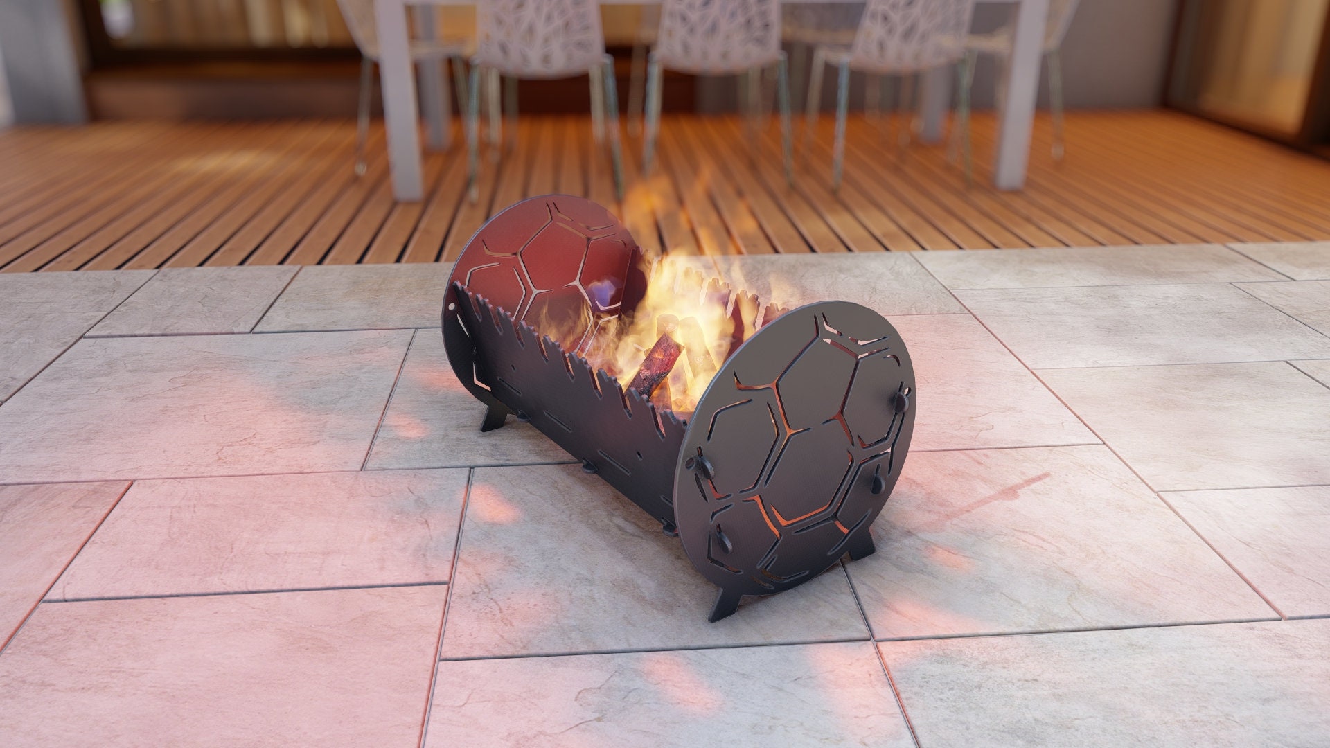 Soccer Fire Pit With Grill. Digital Product, Files DXF, SVG for CNC ...