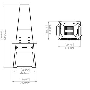 Pyramid V2 With Grill. Digital Product, Files DXF, SVG for CNC, Plasma ...