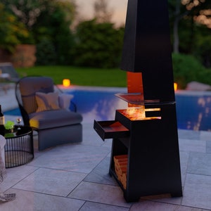 Pyramid V2 With Grill. Digital Product, Files DXF, SVG for CNC, Plasma ...