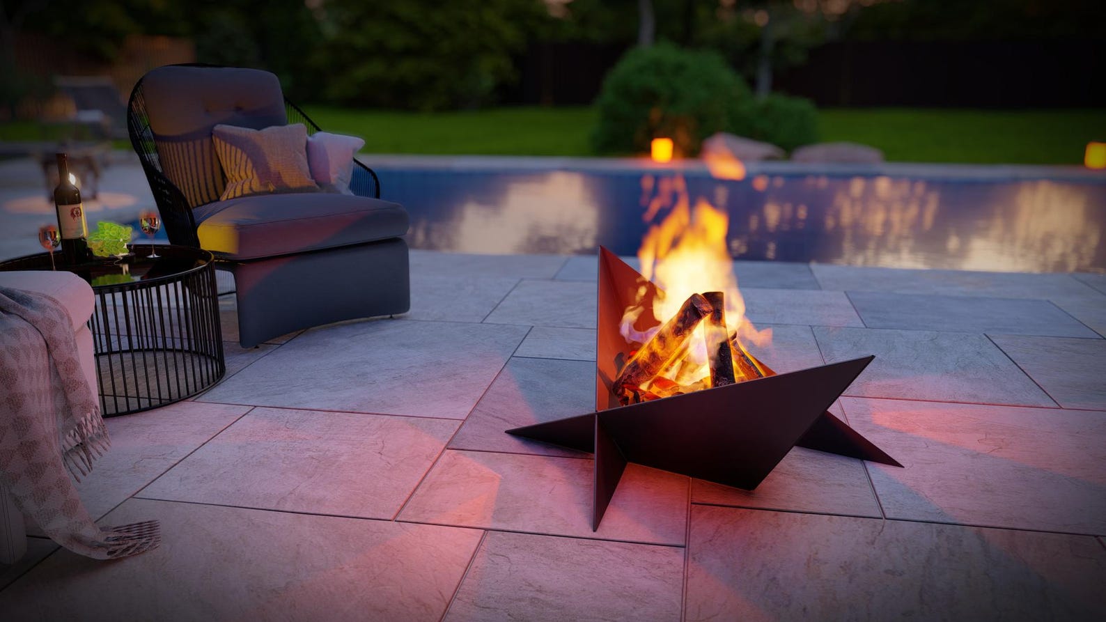 Fire Pit Paper Boat. Digital Product, Files DXF, SVG for CNC, Plasma ...