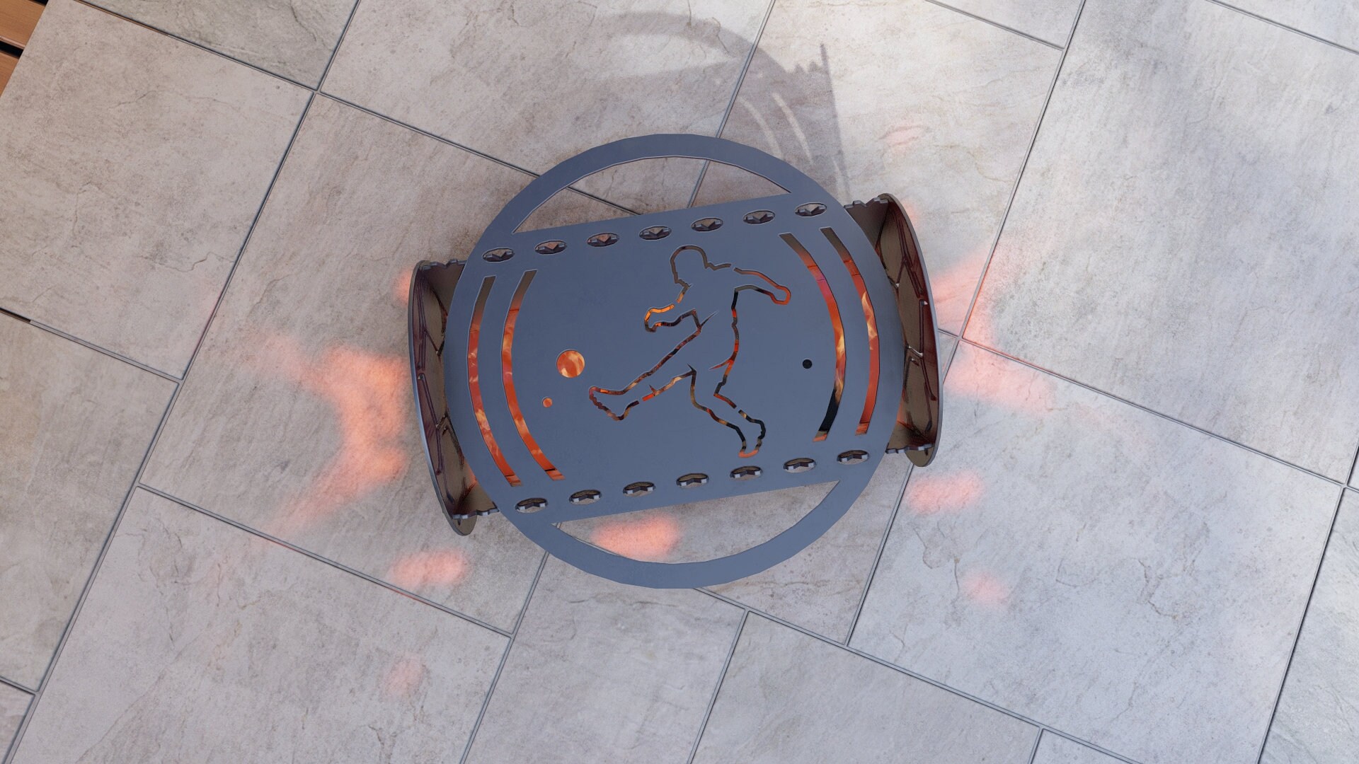 Soccer Fire Pit With Grill. Digital Product, Files DXF, SVG for CNC ...