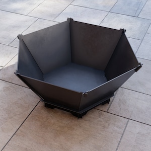 Fire Pit With Grill Hexagon 5 in 1. Digital Product, Files DXF, SVG for ...