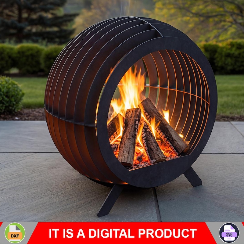 Fire Pit Sphere - Etsy