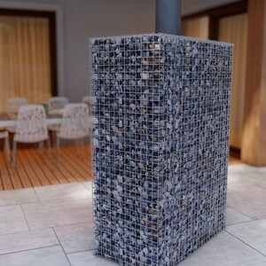 Gabion Fireplace. Digital Product, Files DXF, SVG for CNC, Plasma ...