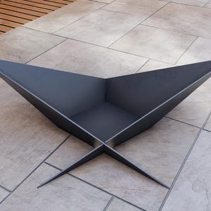 Fire Pit Paper Boat. Digital Product, Files DXF, SVG for CNC, Plasma ...