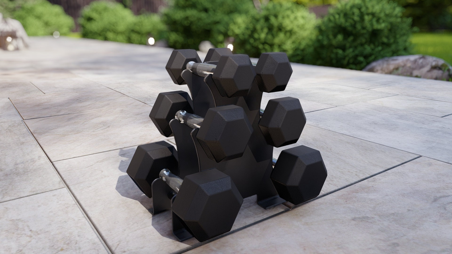 Dumbbell Rack. Digital Product, Files DXF, SVG for CNC, Plasma, Laser ...