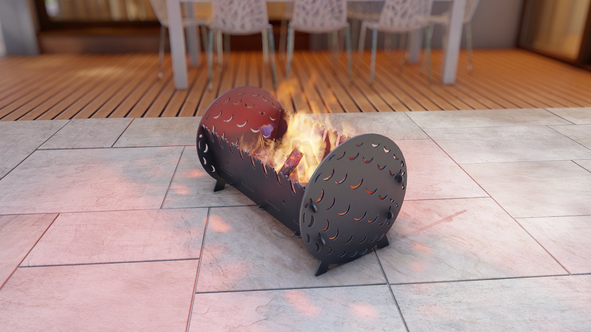 Golf Fire Pit With Grill. Digital Product, Files DXF, SVG for CNC ...