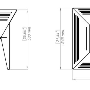 Fire Pit Spectrum Square. Digital Product, Files DXF, SVG for CNC ...