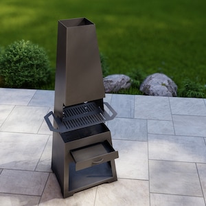 Pyramid V2 With Grill. Digital Product, Files DXF, SVG for CNC, Plasma ...