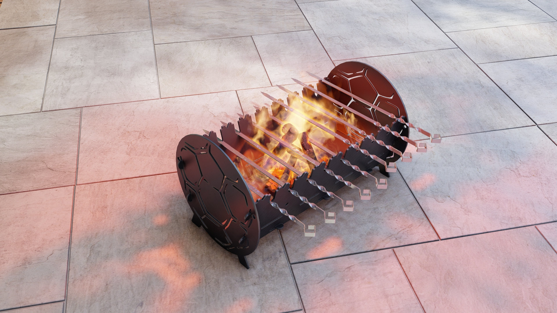 Soccer Fire Pit With Grill. Digital Product, Files DXF, SVG for CNC ...