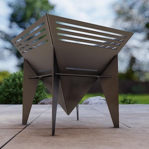 Fire Pit Spectrum Square. Digital Product, Files DXF, SVG for CNC ...