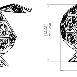 Fireball With Lid. Digital Product, Files DXF, SVG for CNC, Plasma ...