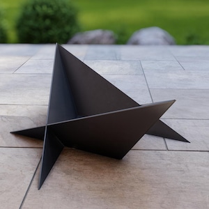Fire Pit Paper Boat. Digital Product, Files DXF, SVG for CNC, Plasma ...