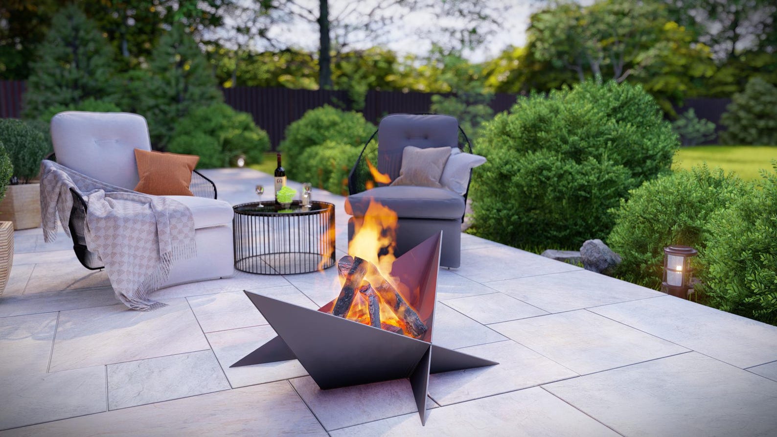 Fire Pit Paper Boat. Digital Product, Files DXF, SVG for CNC, Plasma ...