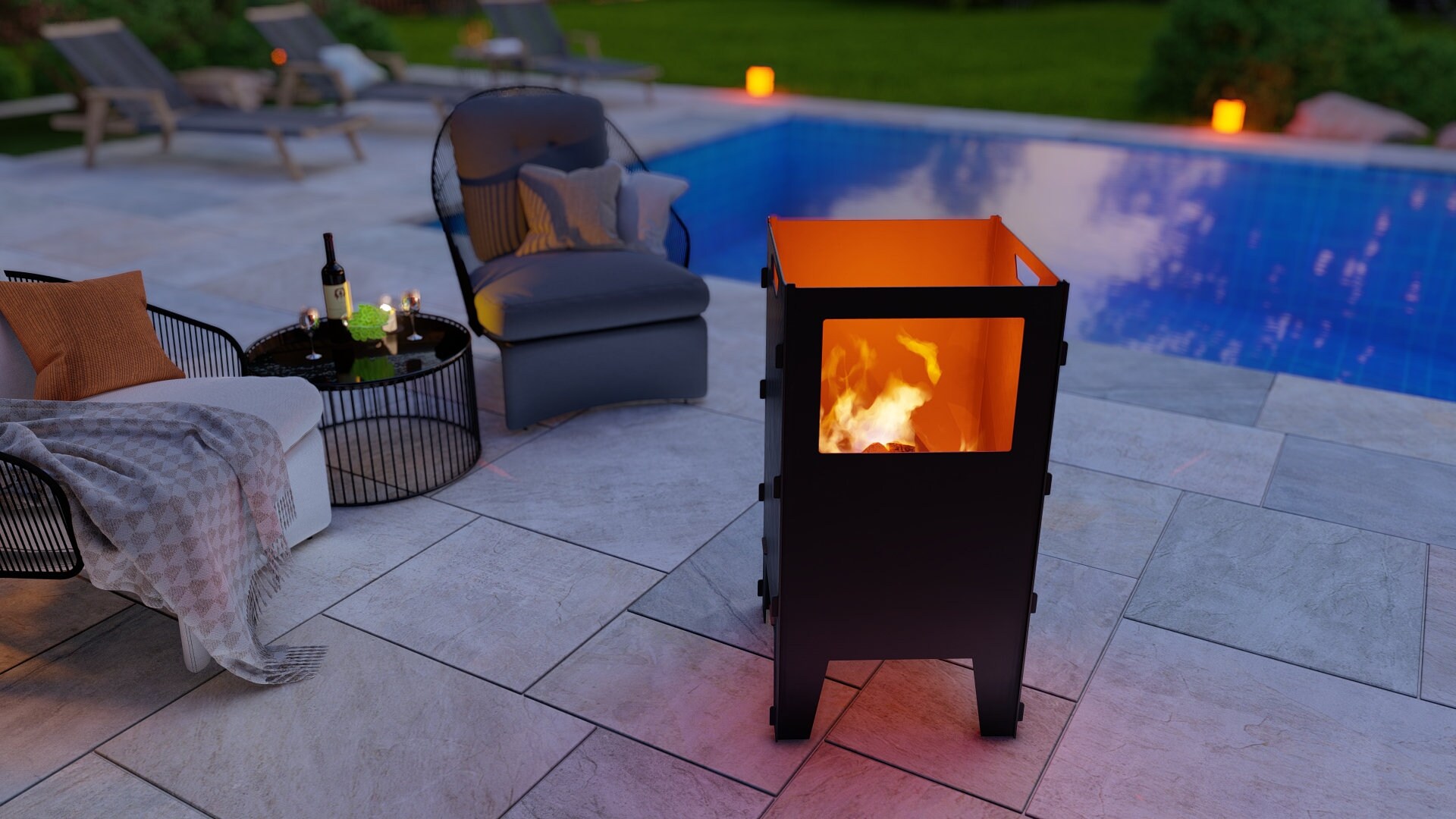 Fire Basket With Grill 3 in 1, Fire Pit. Digital Product, Files DXF ...