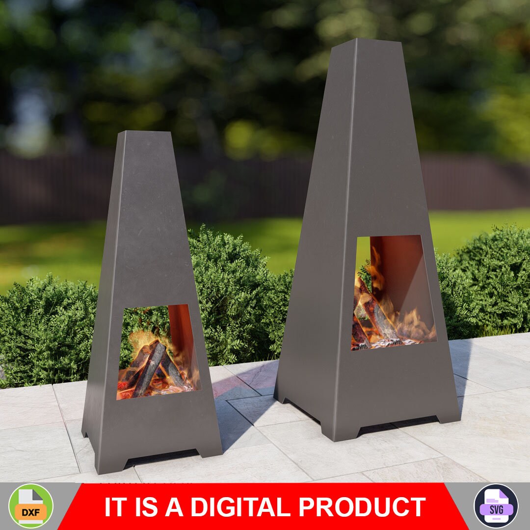 Pyramid V6 2 Sizes. Digital Product, Files DXF, SVG for CNC, Plasma ...