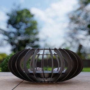 Fire Pit Glow Sphere. Digital Product, Files DXF, SVG for CNC, Plasma ...