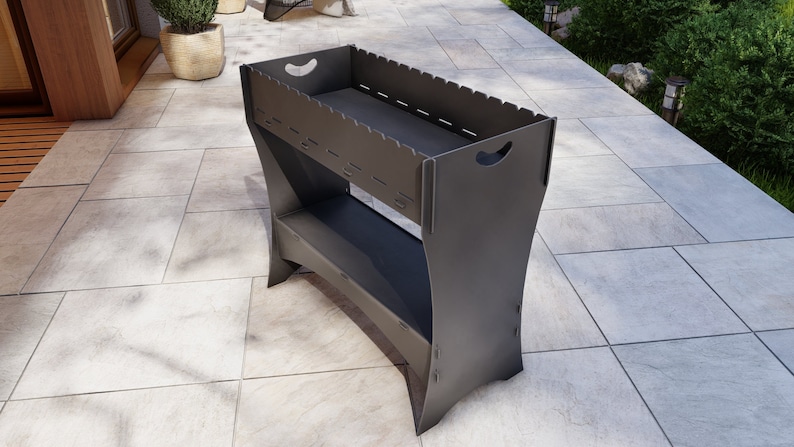 Brazier for Kebab. Digital Product, Files DXF, SVG for CNC, Plasma ...