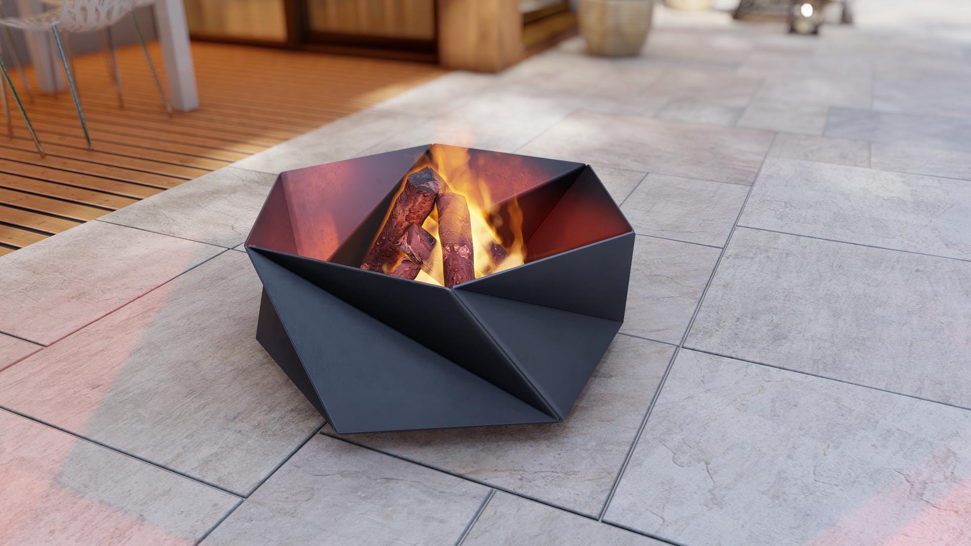 Fire Pit Vortex. Digital Product, Files DXF, SVG for CNC, Plasma, Laser ...