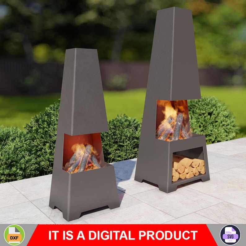 Pyramid V2 2 Sizes. Digital Product, Files DXF, SVG for CNC, Plasma ...