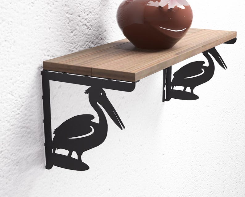 Pelican Shelf Brackets, Digital Product, Files DXF, SVG for CNC, Plasma ...