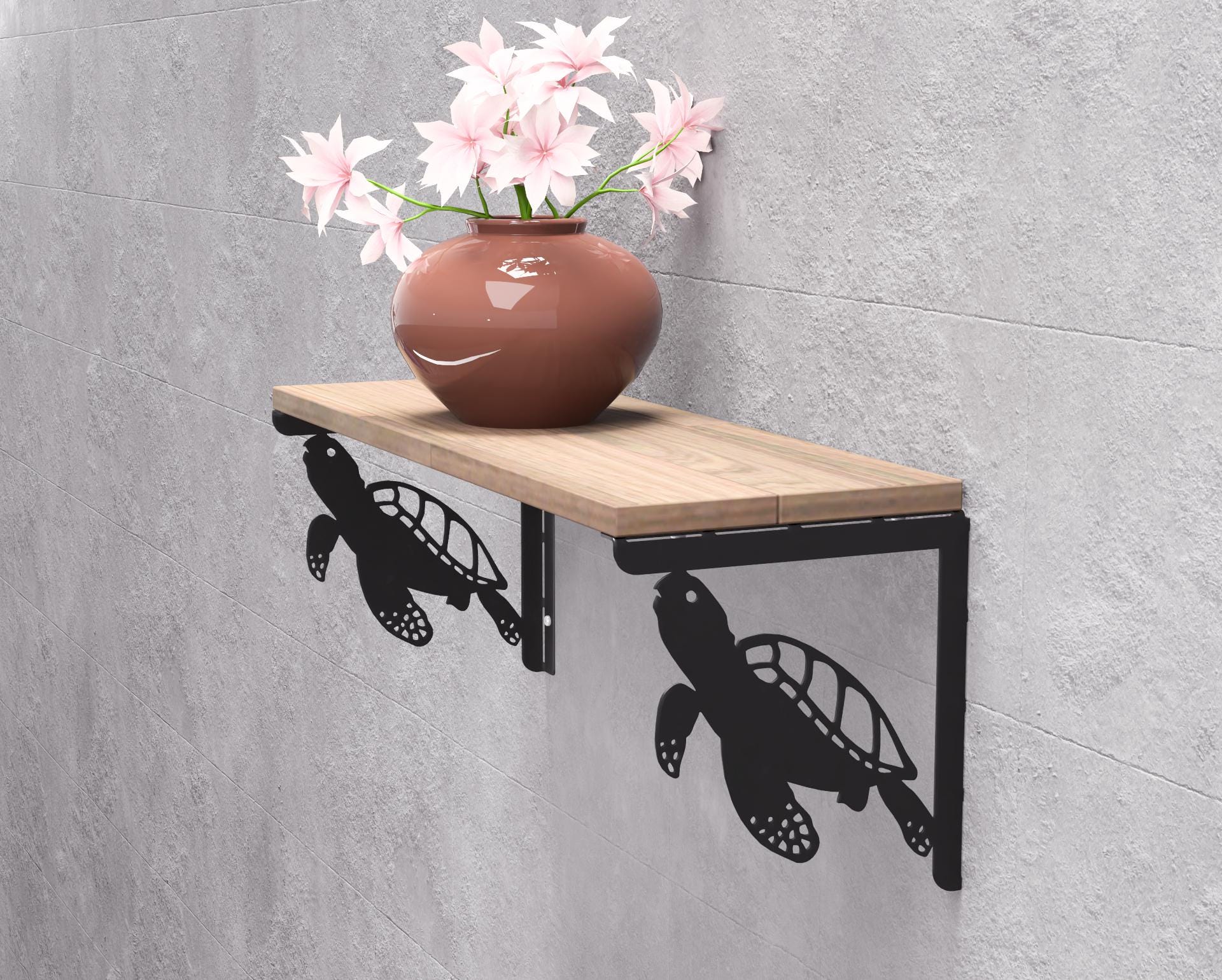 Sea Turtle Shelf Brackets, Digital Product, Files DXF, SVG for CNC ...