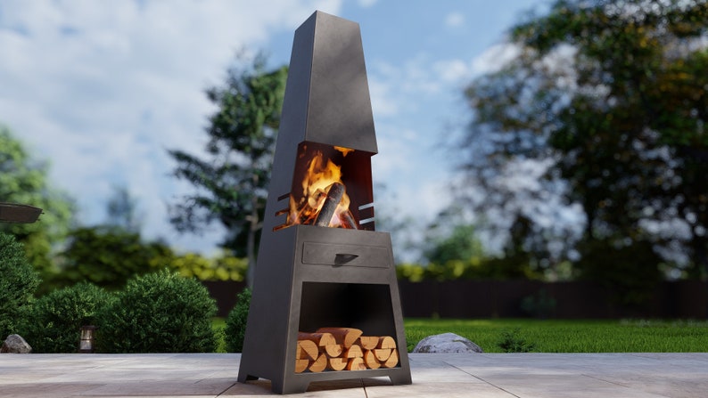 Pyramid V2 With Grill. Digital Product, Files DXF, SVG for CNC, Plasma ...