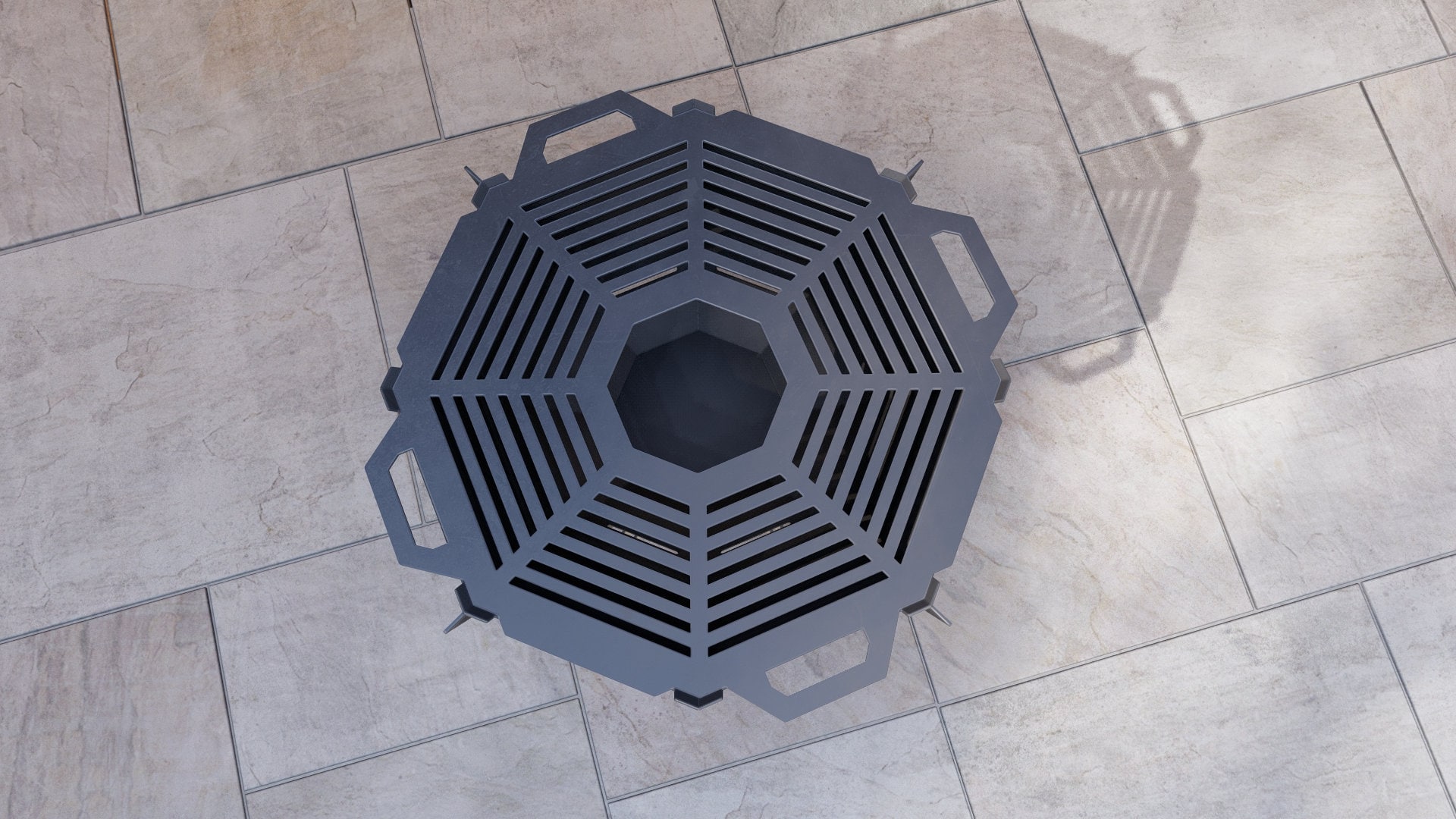 Fire Pit With Grill Octagon High. Digital Product, Files DXF, SVG for ...