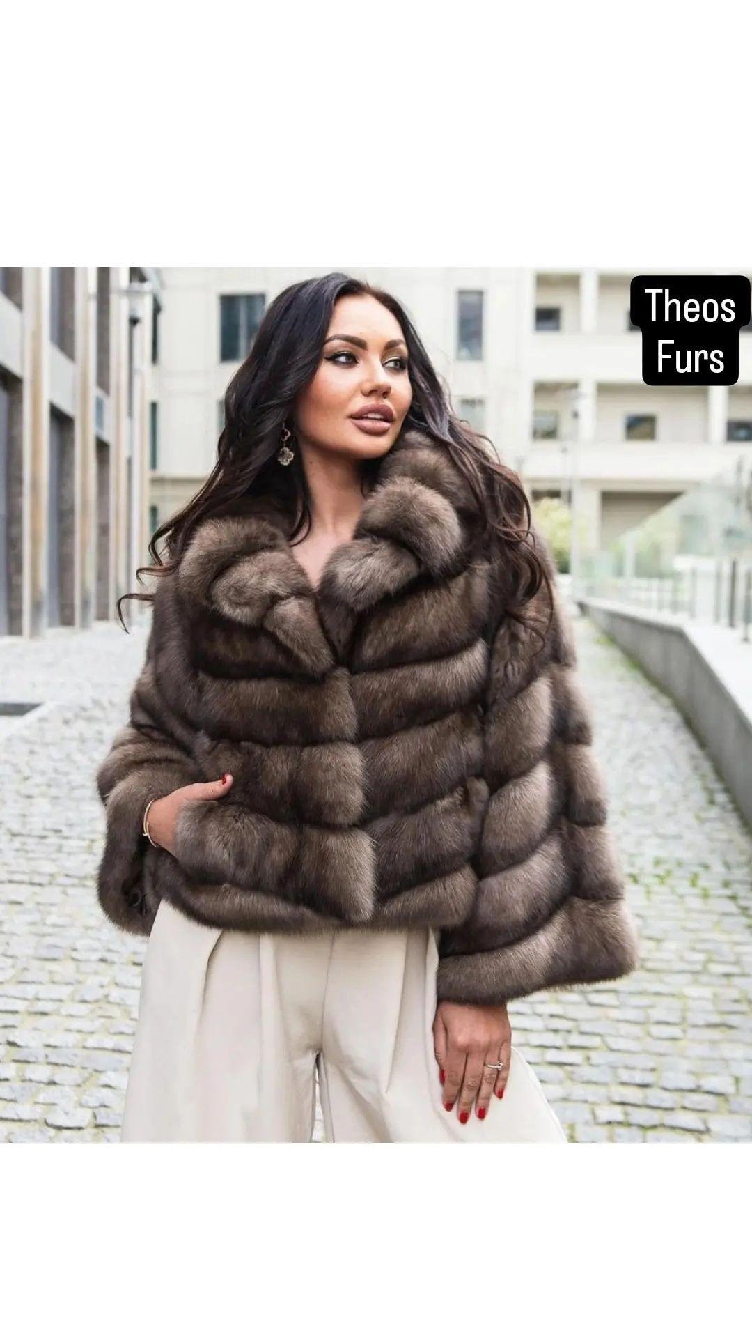 Sable Fur Jacket - Etsy