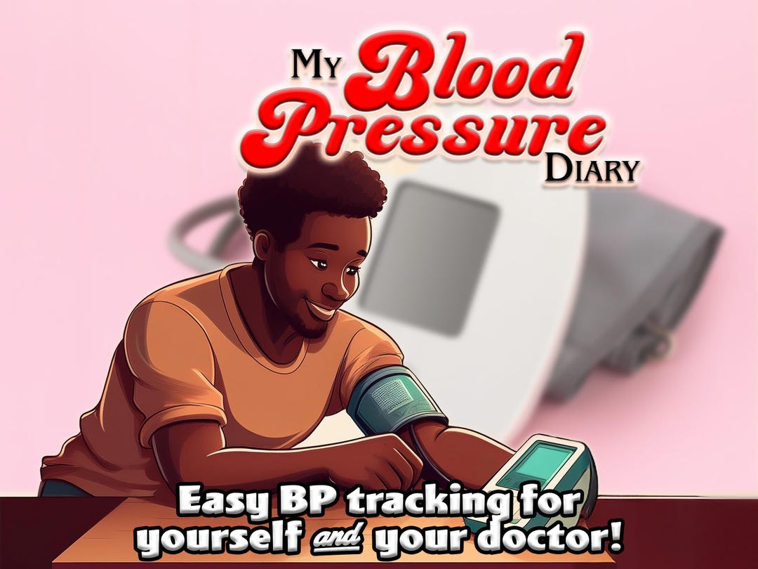 Printable Blood Pressure Diary | Cute & Fun BP Log | 10 Designs ...