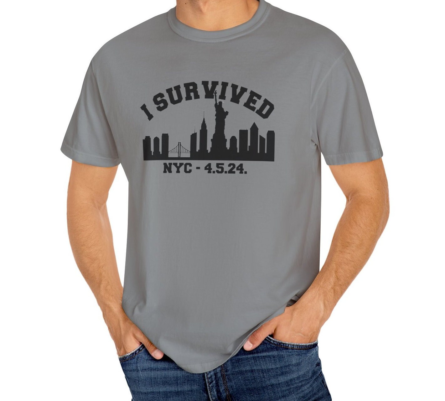 NY Earthquake Tshirt I Survived NYC 2024 Quake Shirt New Yorker Tee ...